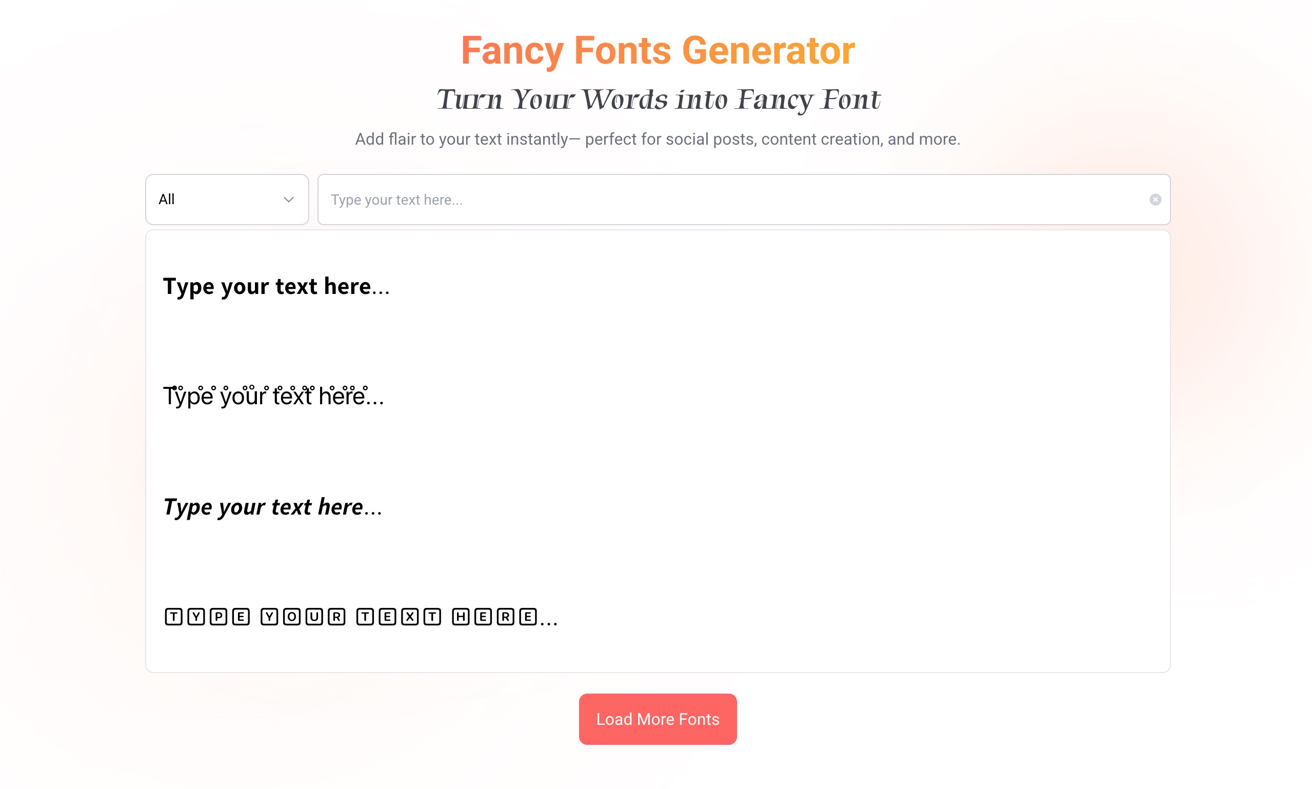 Fancy Fonts Generator – Create Stylish & Aesthetic Fancy Fonts Online | Refont